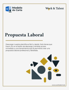 plantilla-propuesta laboral - Work Talent